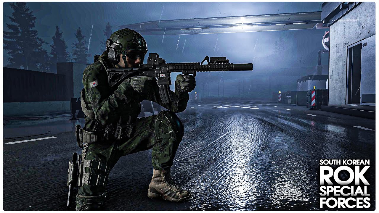 South Korean ROK Special Forces Cleaning The Layout Silently / REALISM ...
