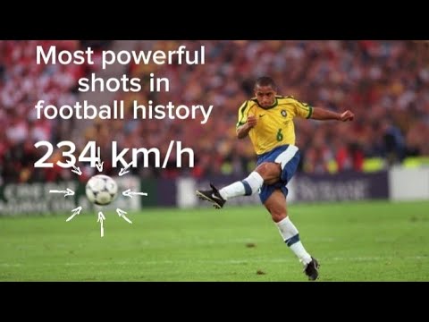 Most powerful shots in Football History - YouTube