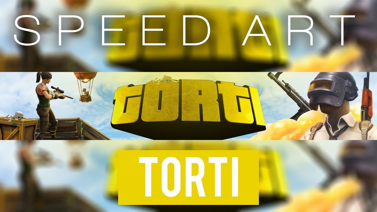 SPEED ART BANNER FORTNITE | FOR @TORTI - YouTube