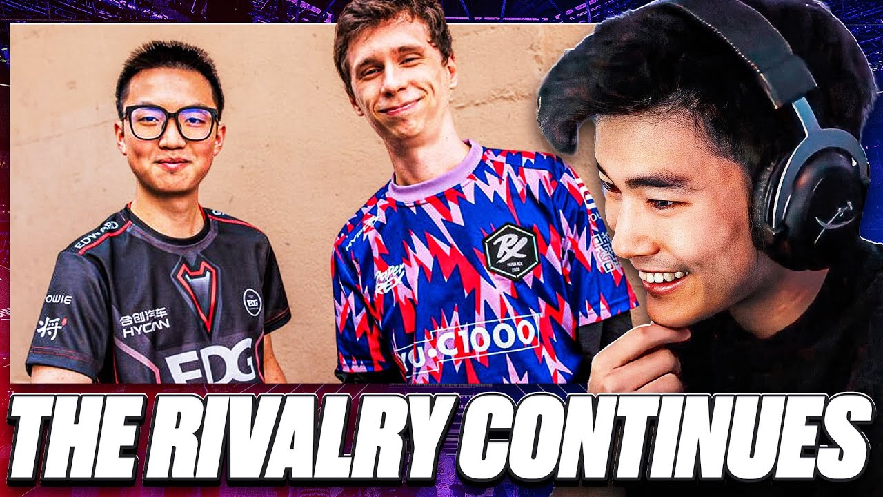 EDG VS PRX RIVALRY! | s0m Reacts to Edward Gaming vs Paper Rex ...