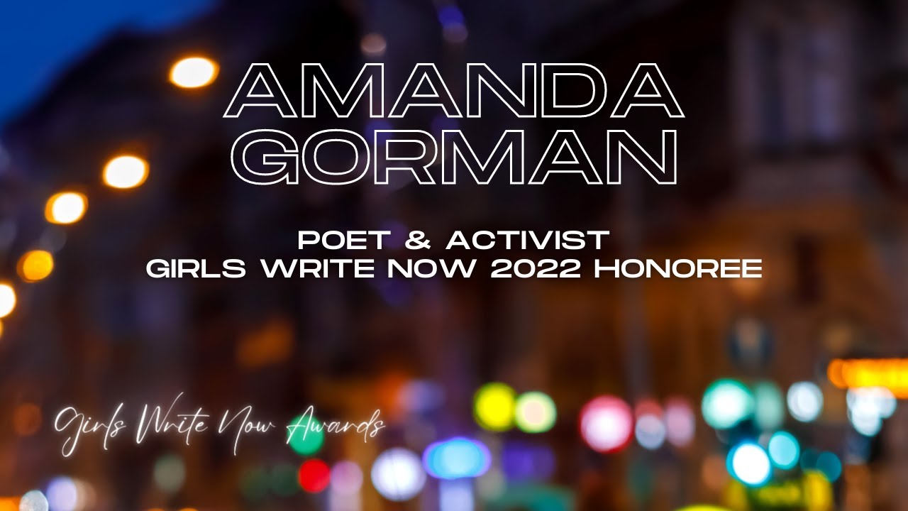 Honoree Amanda Gorman at the 2022 Agents of Change Awards - YouTube