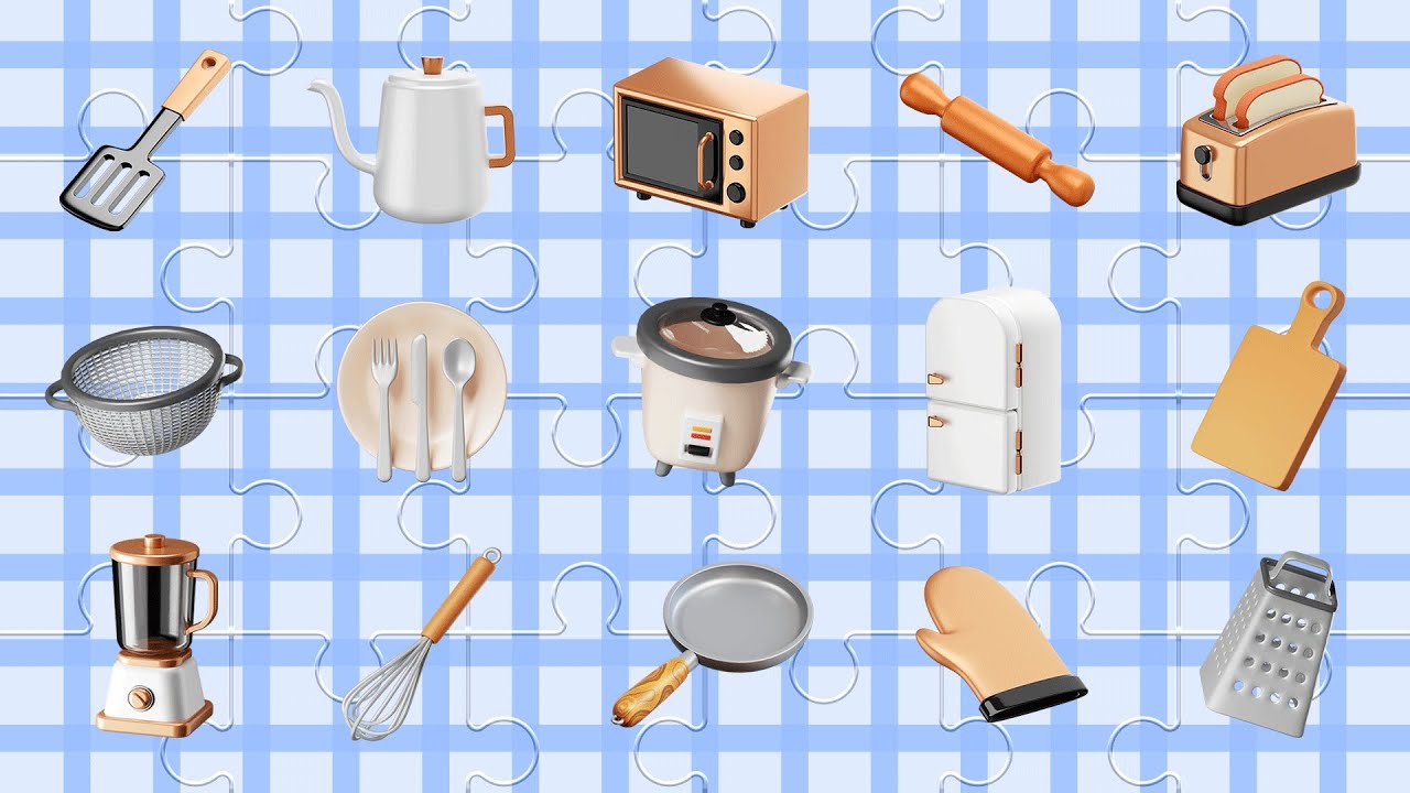 Guess The Kitchen Tools For Kids 👨‍🍳👩🏻‍🍳 | Guess The Kitchenware🔪🍳 ...
