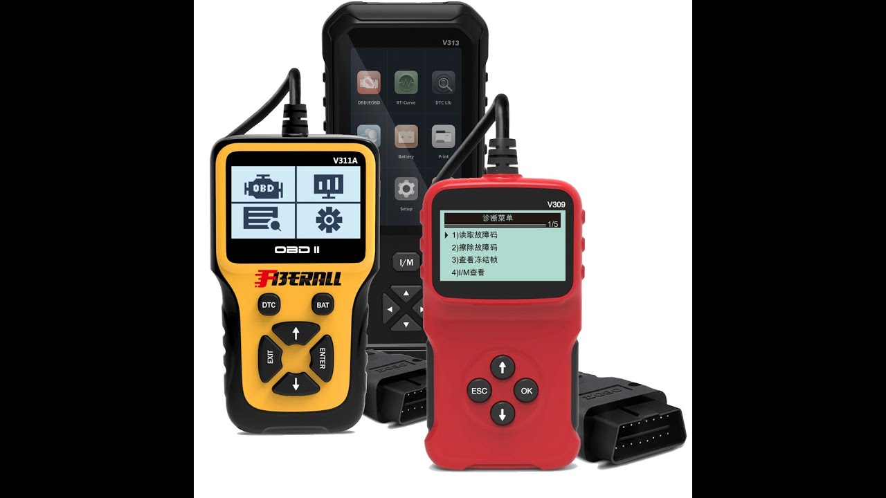 Quick View of Fiberall Handheld Auto Diagnostic Tools - YouTube