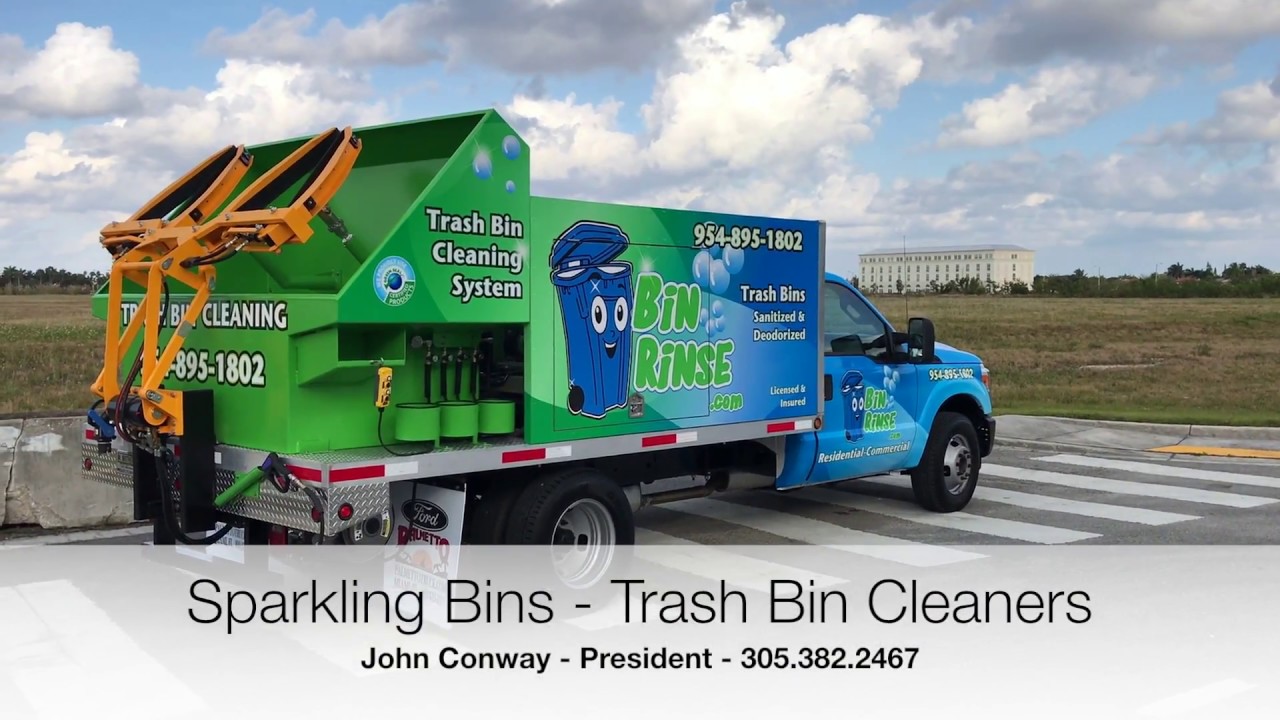 Trash Bin Cleaning Systems - YouTube