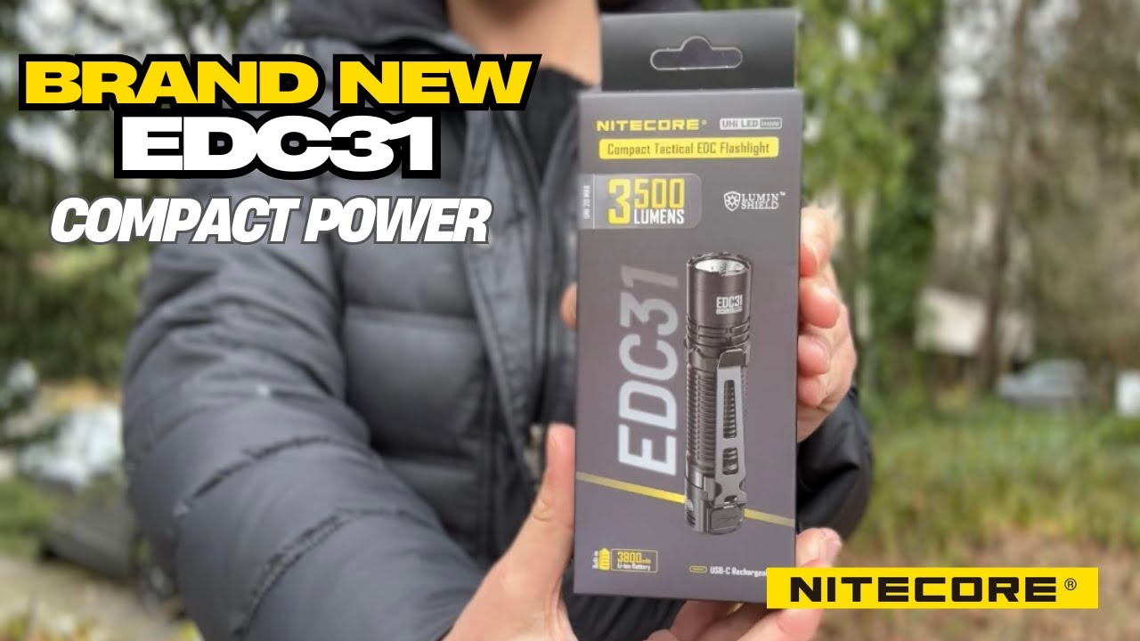 NITECORE EDC31: The 3,500 LUMEN Tactical Flashlight You Need for ...