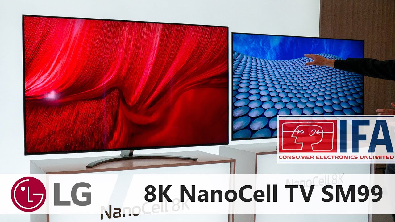 LG 8K NanoCell TV SM99 mit 75 Zoll auf der IFA 2019 - YouTube