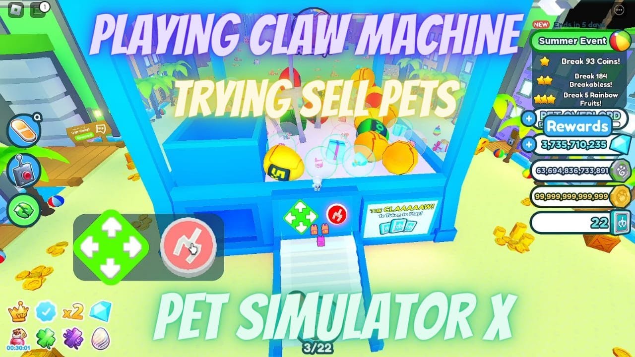 Playing Claw Machine and Selling Pets at The Trading Plaza - Pet ...