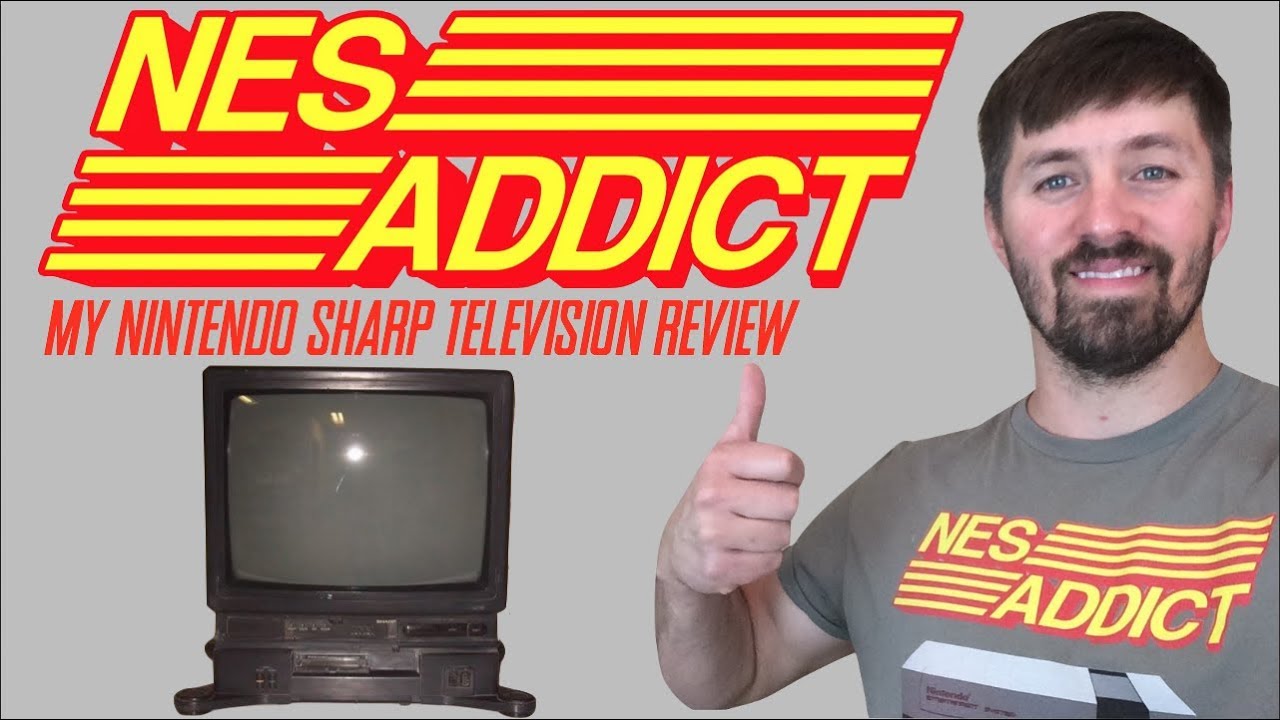 NES ADDICT's Nintendo NES Sharp Television Review - YouTube