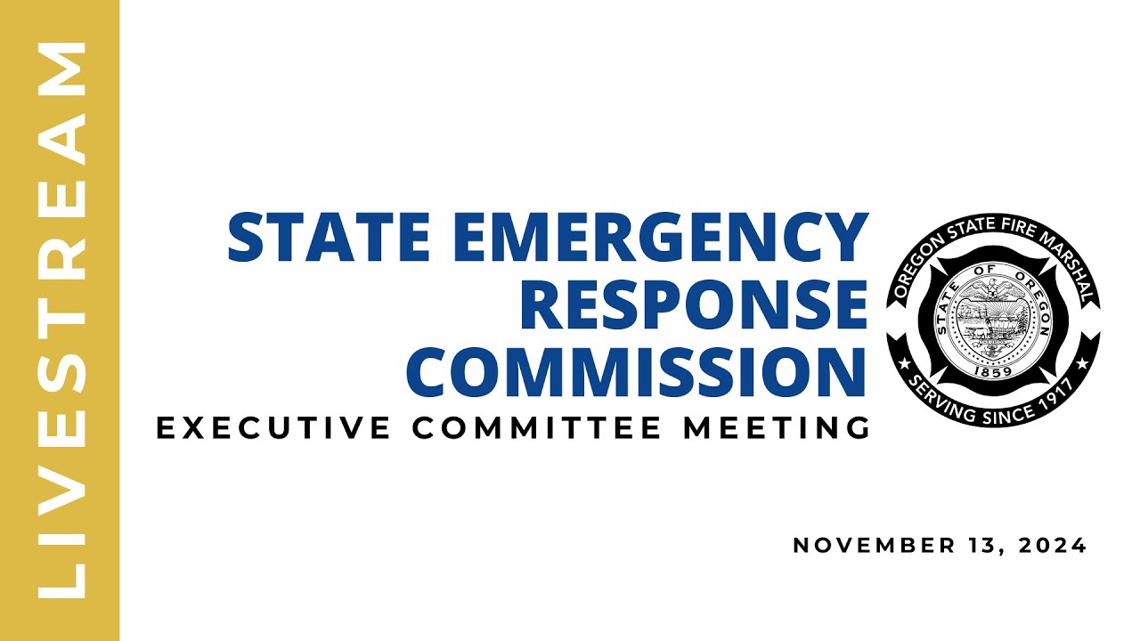 State Emergency Response Commission Executive Session - YouTube