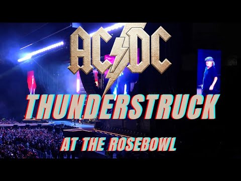 AC/DC - Thunderstruck ROCKS the Rose Bowl! - YouTube