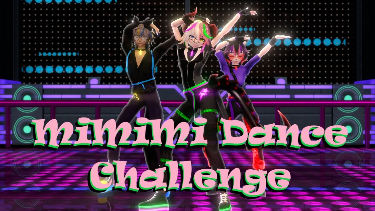 [MMD x Friends x Me] MiMiMi Dance Challenge (Original Motion) + Motion ...
