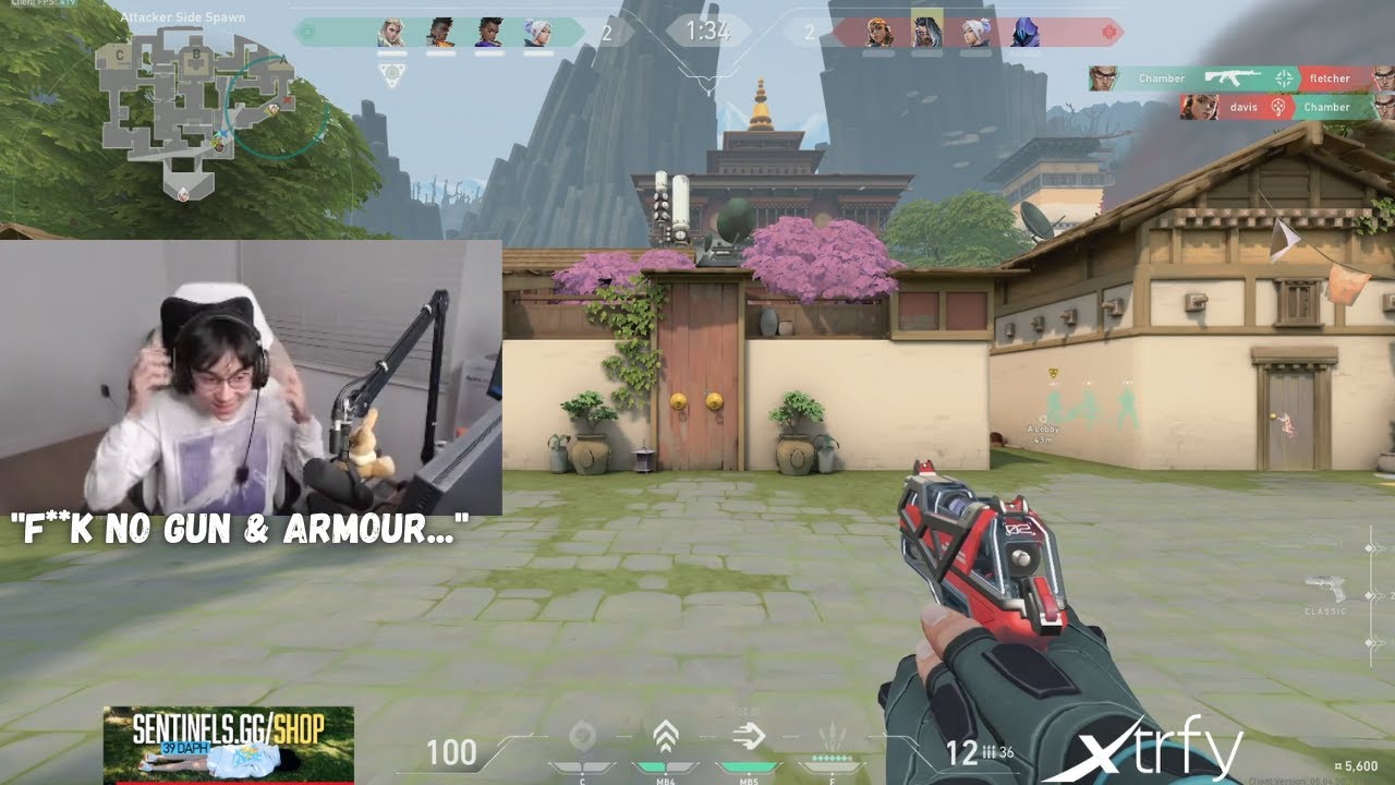 SEN TenZ had to AFK Mid ROUND and came back to do this.. - YouTube