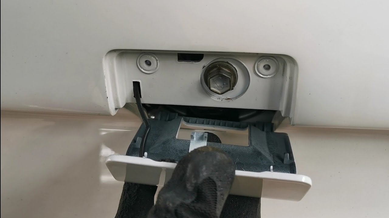 How to remove Prado camera cover safely. - YouTube