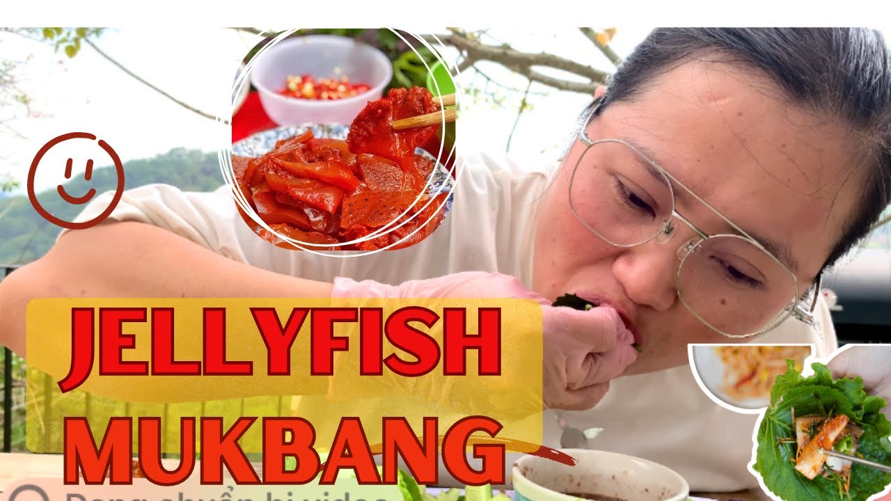 REAL MUKBANG: JELLYFISH MUKBANG WITH NATURE VIEW - YouTube