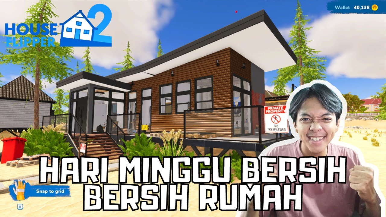 HARI MINGGU BERSIH BERSIH RUMAH - House Fliper 2 Indonesia - YouTube