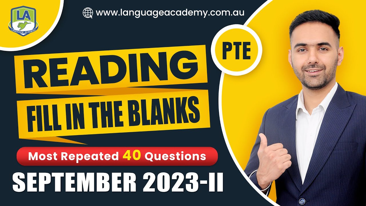 PTE Reading Fill in the Blanks | September 2023-II Exam Predictions ...
