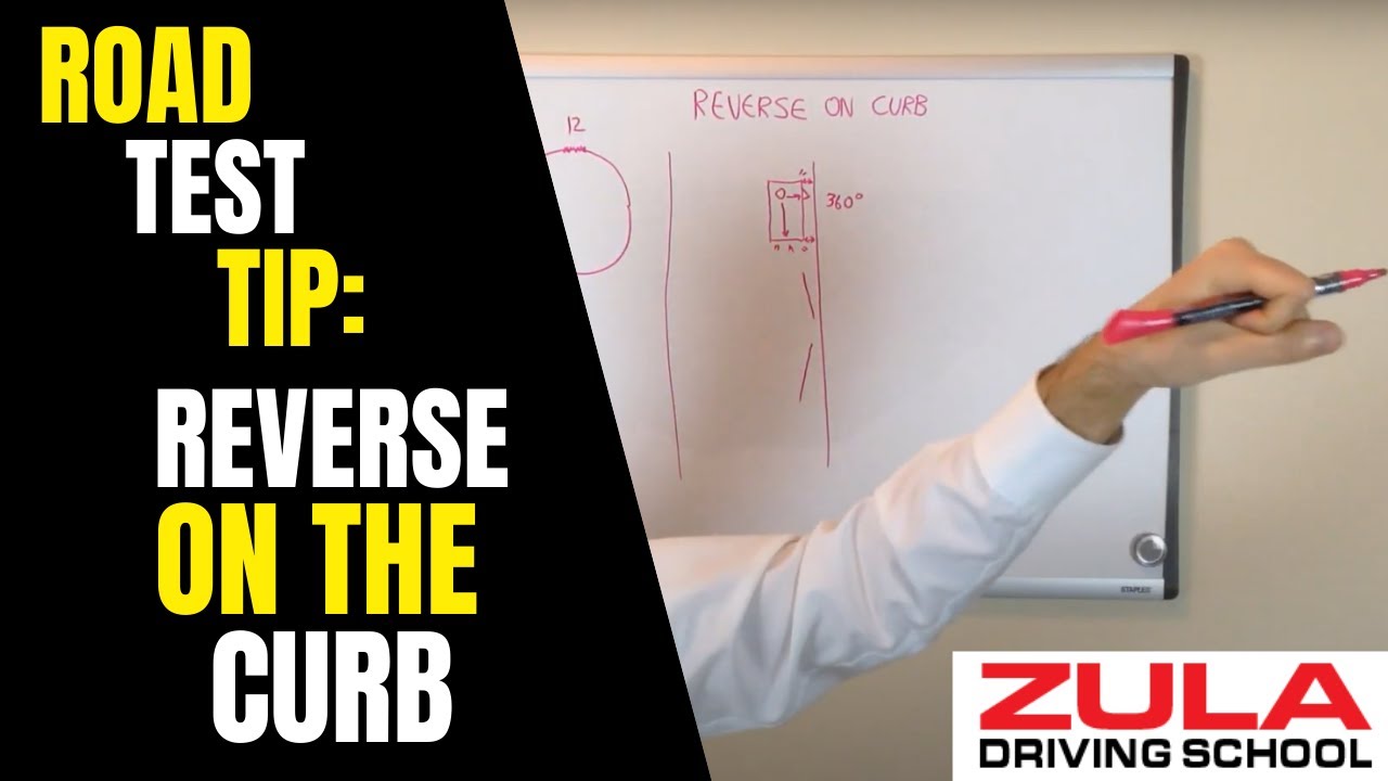 ICBC Road Test: Reverse on the curb - YouTube