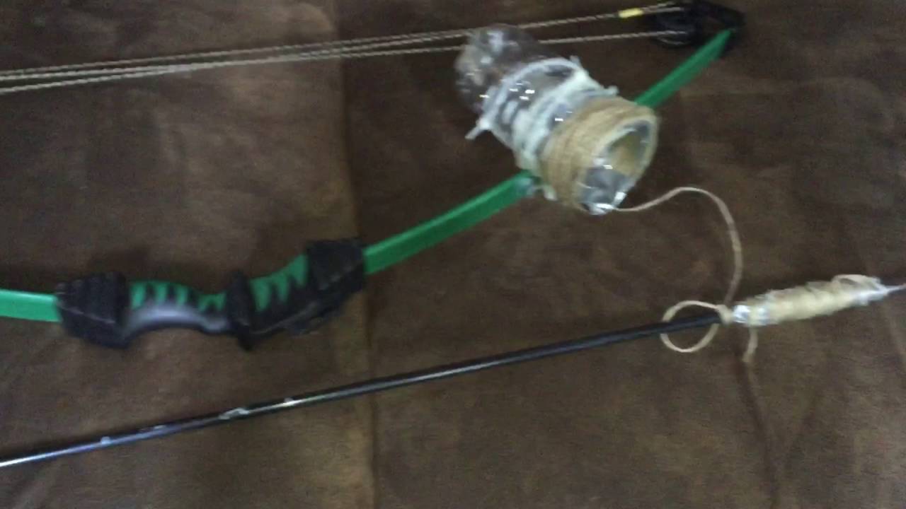 Homemade bow fishing set up - YouTube