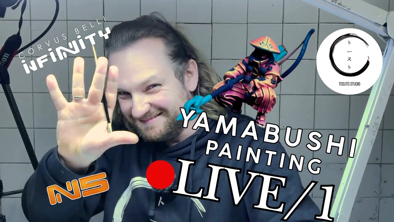 Tosuto Studio – LIVE/1 - Infinity Yamabushi painting - YouTube