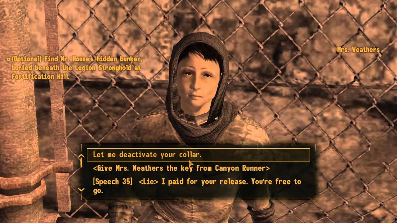 Fallout New Vegas explosive collar test - YouTube