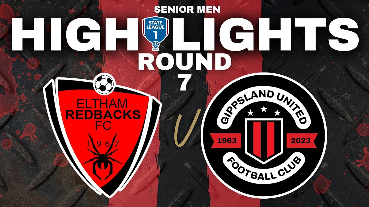 2024 State League 1 - Rd 7) Eltham Redbacks 3-1 Gippsland United - YouTube