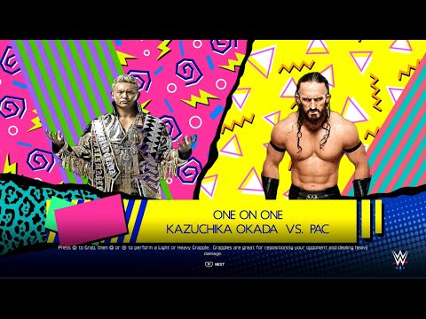 AEW Dynamite Kazuchika Okada vs PAC in the Continental Classic Gold League, Round 2