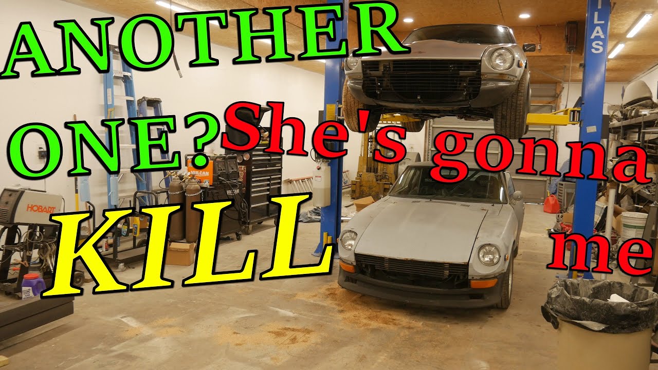 My NEWEST 280Z - 5 speed Transmission swap - YouTube