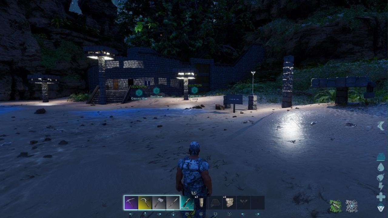 ARK SA - Simple Lamp Post Tutorial - YouTube