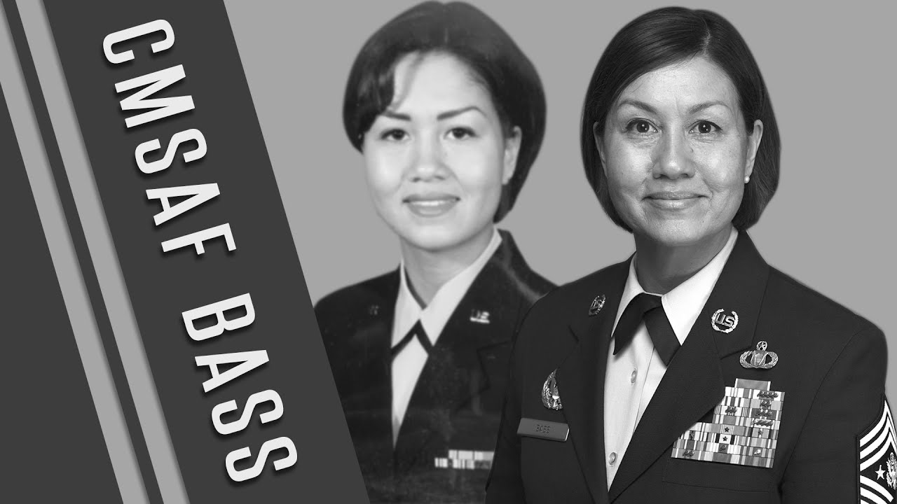 CMSAF Bass reflects on similarities between her, Airmen - YouTube