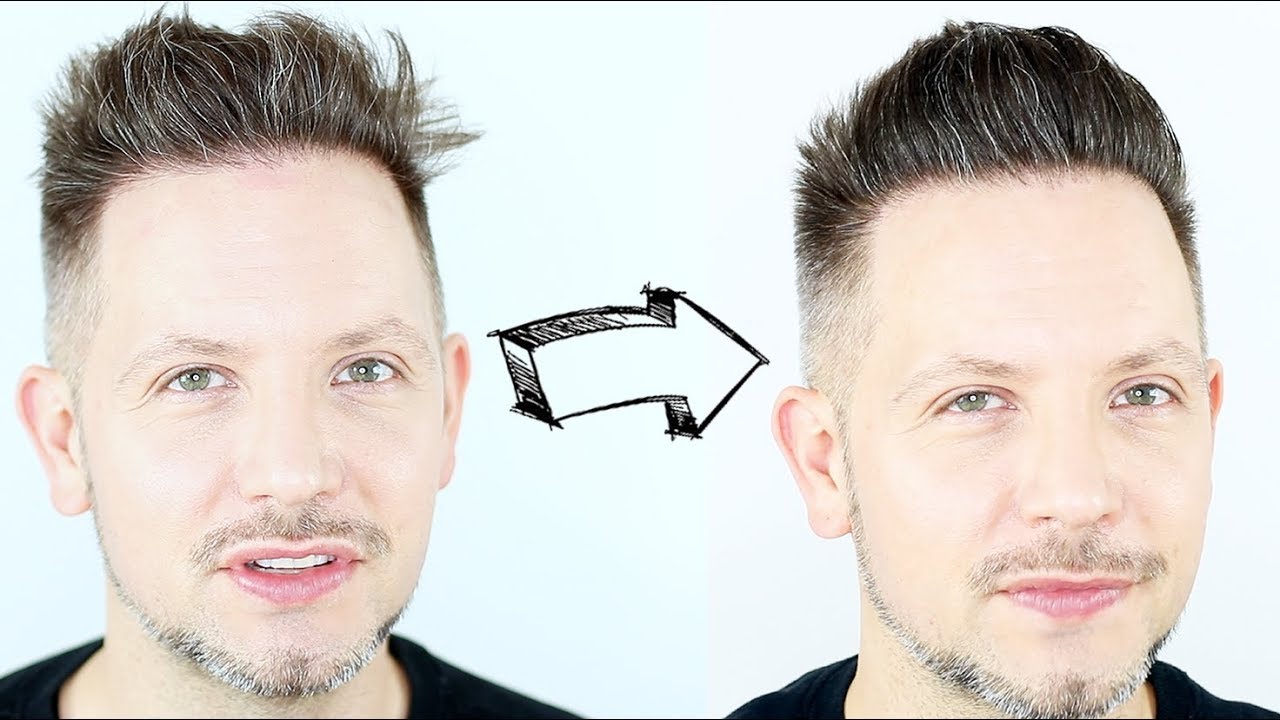 Haar Styling nach der Haartransplantation – Grey Young - YouTube