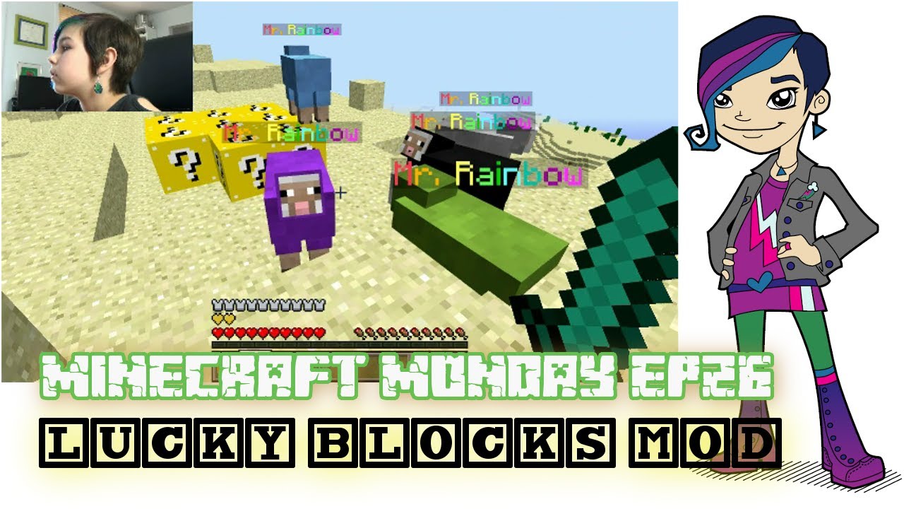 Minecraft Monday EP26 - Lucky Blocks MOD! - YouTube