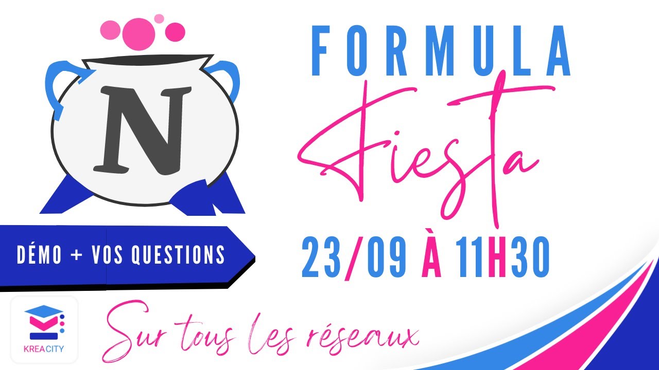 Annonce de la Formula Fiesta Notion - YouTube