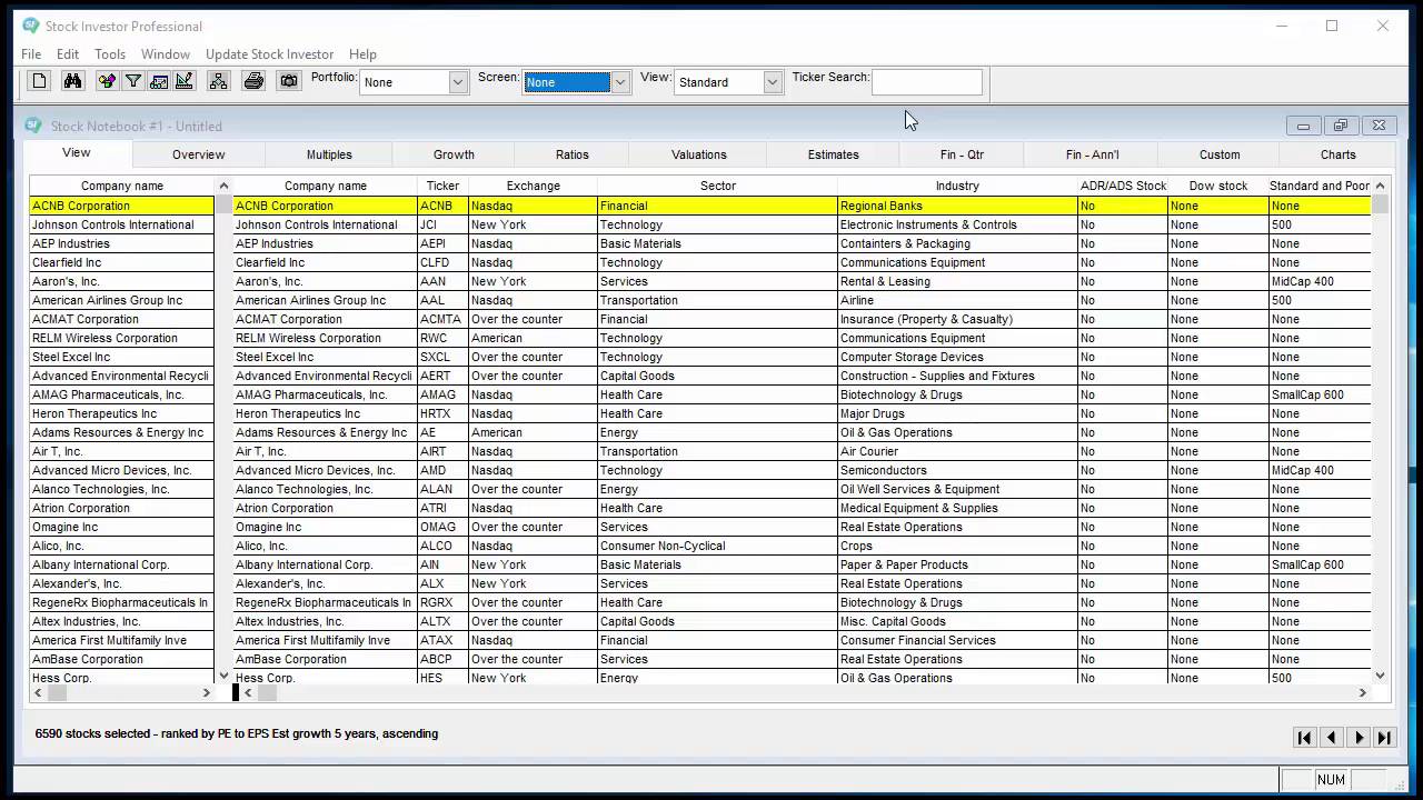 Using the Stock Notebook to Improve Your Productivity with Stock ...