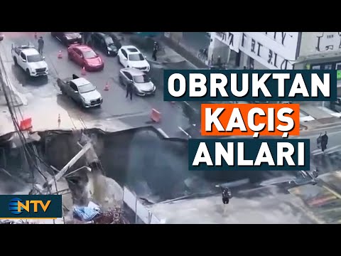 Devasa Obruğun Saniye Saniye Oluşma Anı Kamerada | NTV