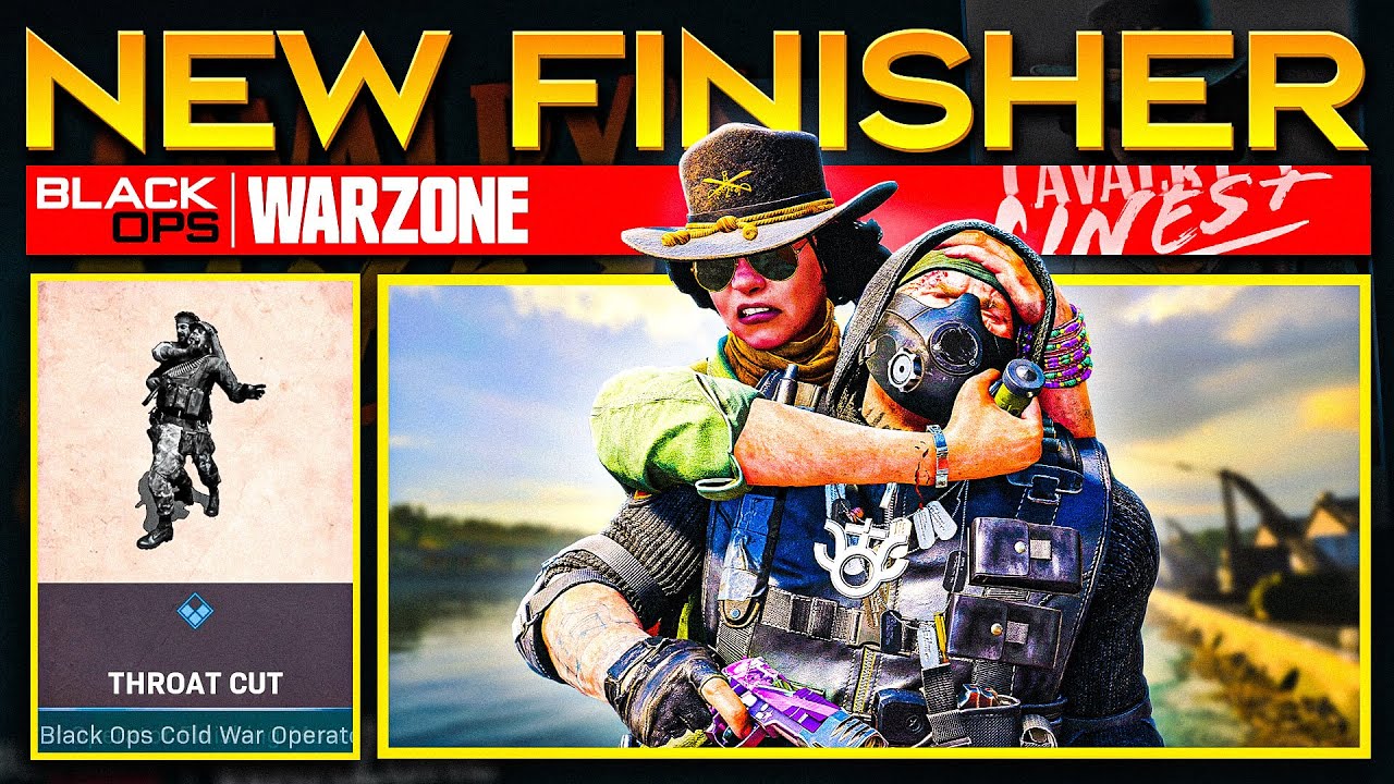 NEW PARK FINISHER MOVE in WARZONE | "THROAT CUT" FINISHER MOVE SHOWCASE ...