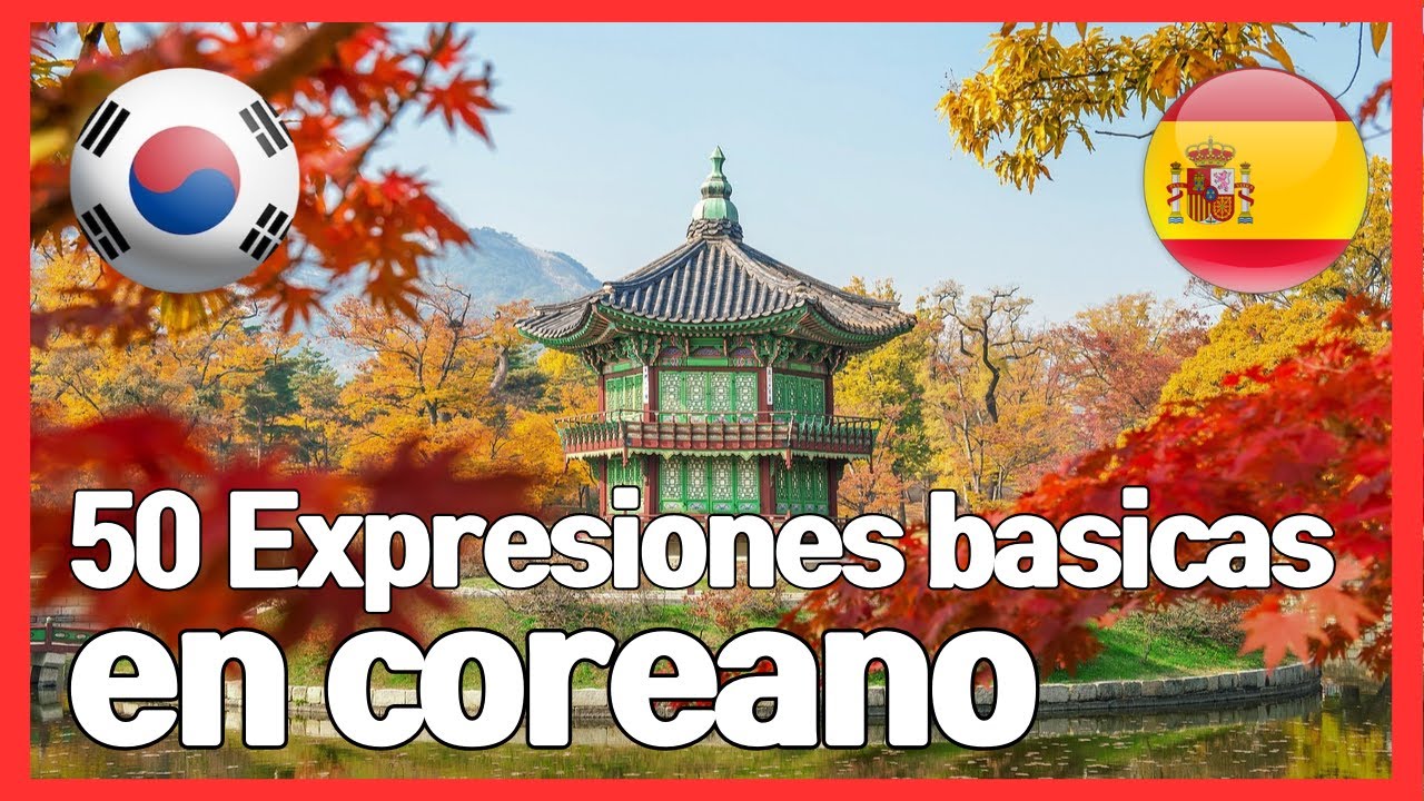 50 Expresiones basicas en coreano🇰🇷 [Aprender coreano | Estudiar ...