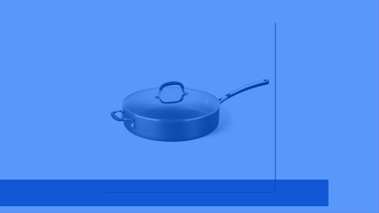 Simply Calphalon Nonstick 10 Piece Cookware Set (SA10H) - YouTube