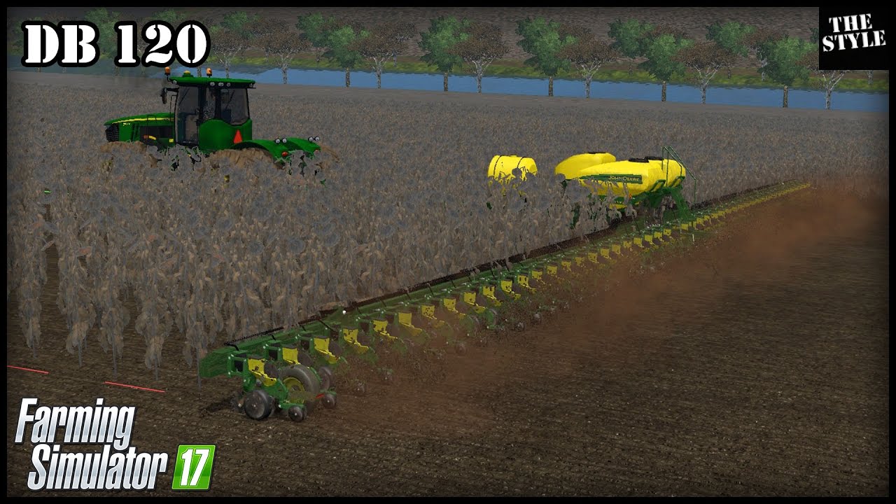 Plantadeira john Deere DB120!!! [Farming Simulator 2017] - YouTube