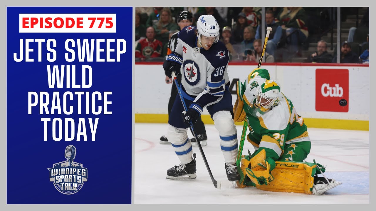Winnipeg Jets sweep Minnesota Wild, practice today, Masters week - YouTube