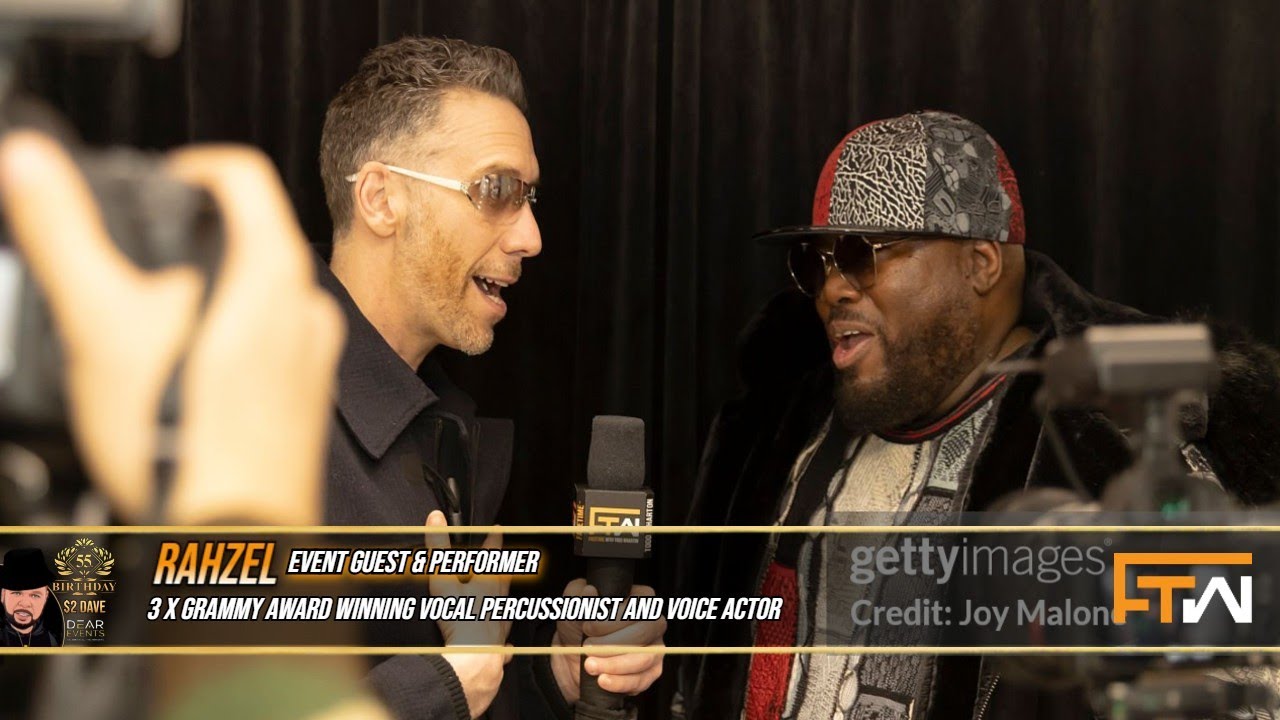 Todd interviews Rahzel at the 55th Bday Celebration for Dave Huie, aka ...