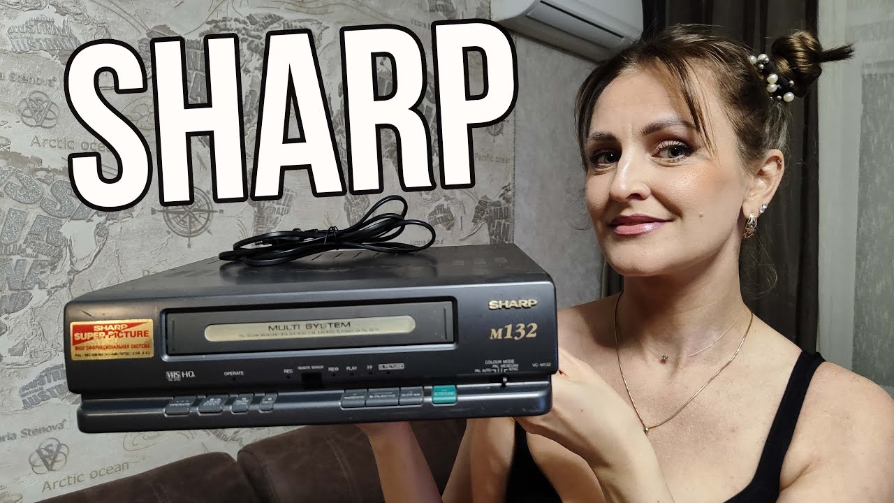 Checking the Sharp VC-M132 Video Cassette Player - YouTube