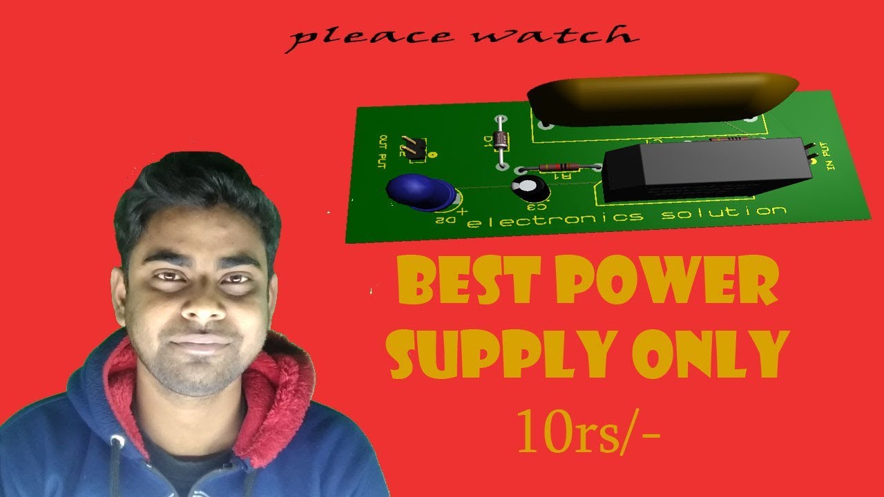 12v power supply | without transformer - YouTube