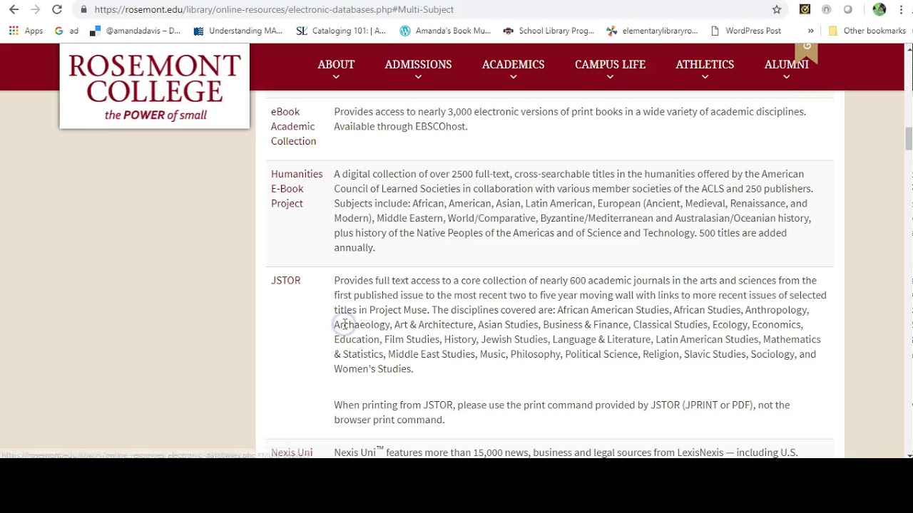 Off campus database access - YouTube