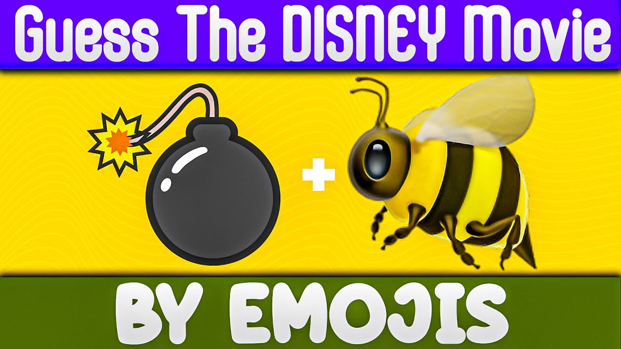 Guess the Disney Movie with Emoji! Emoji Quiz - YouTube