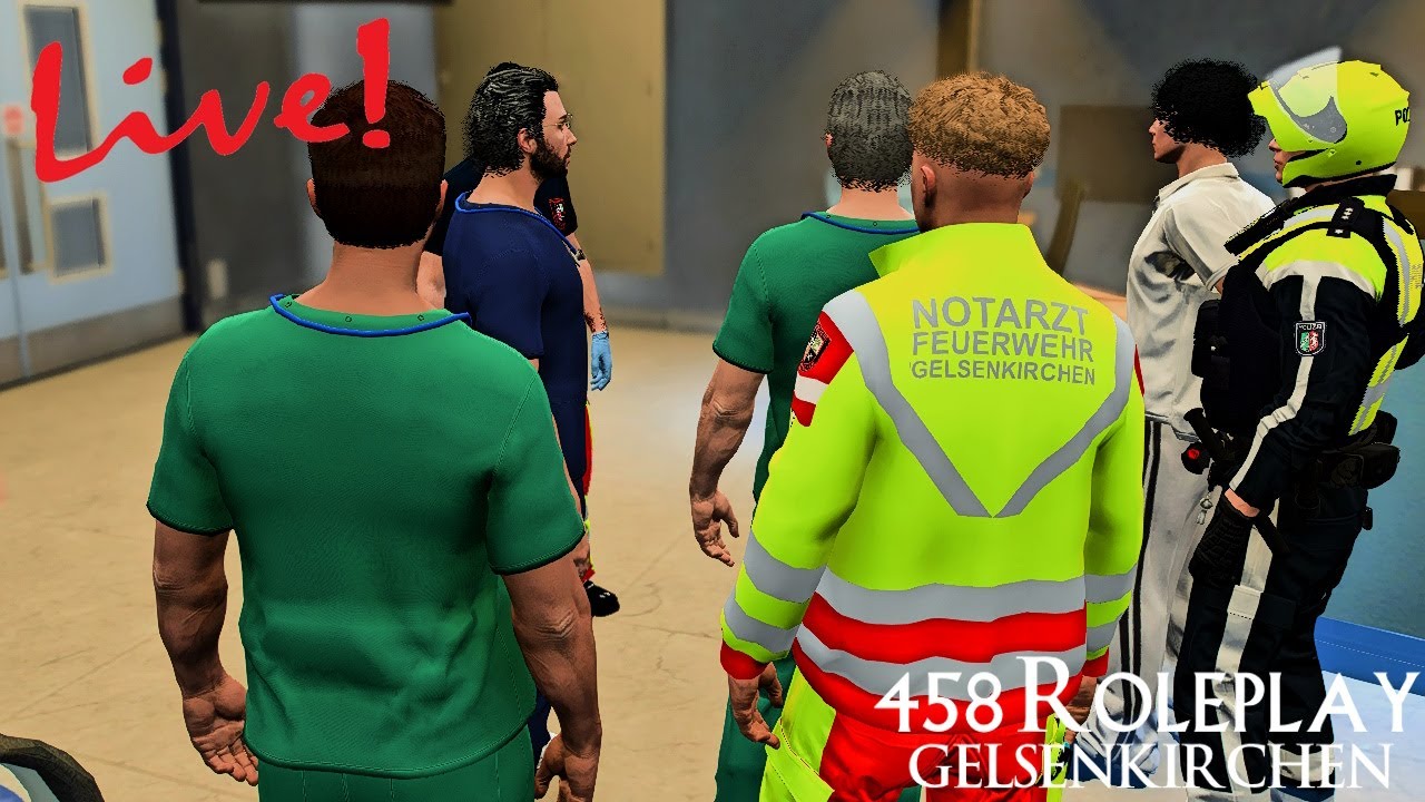 🔴LIVE🔴 Notfallmedizin hautnah: Notarzt Dr. Neumann im Einsatz | FiveM ...
