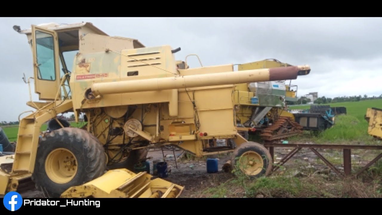 New Holland Combine Clayson 1545 Restoring and modifying To harvest ...