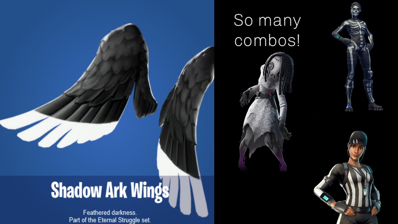 Shadow Ark Wings Combos and Gameplay - Fortnite - YouTube