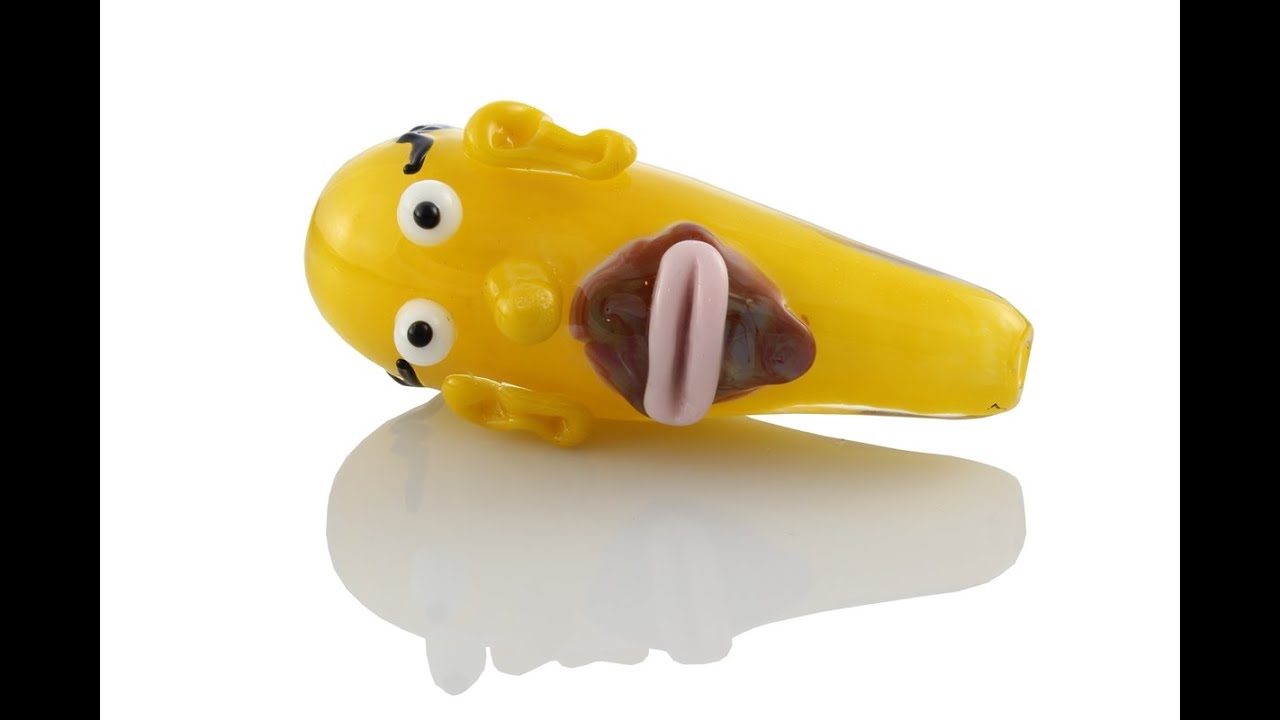 Homer Simpson Glass Hand Pipe - YouTube