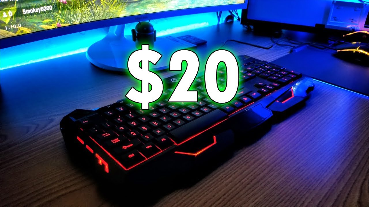 $20 Gaming Keyboard Unboxing - YouTube