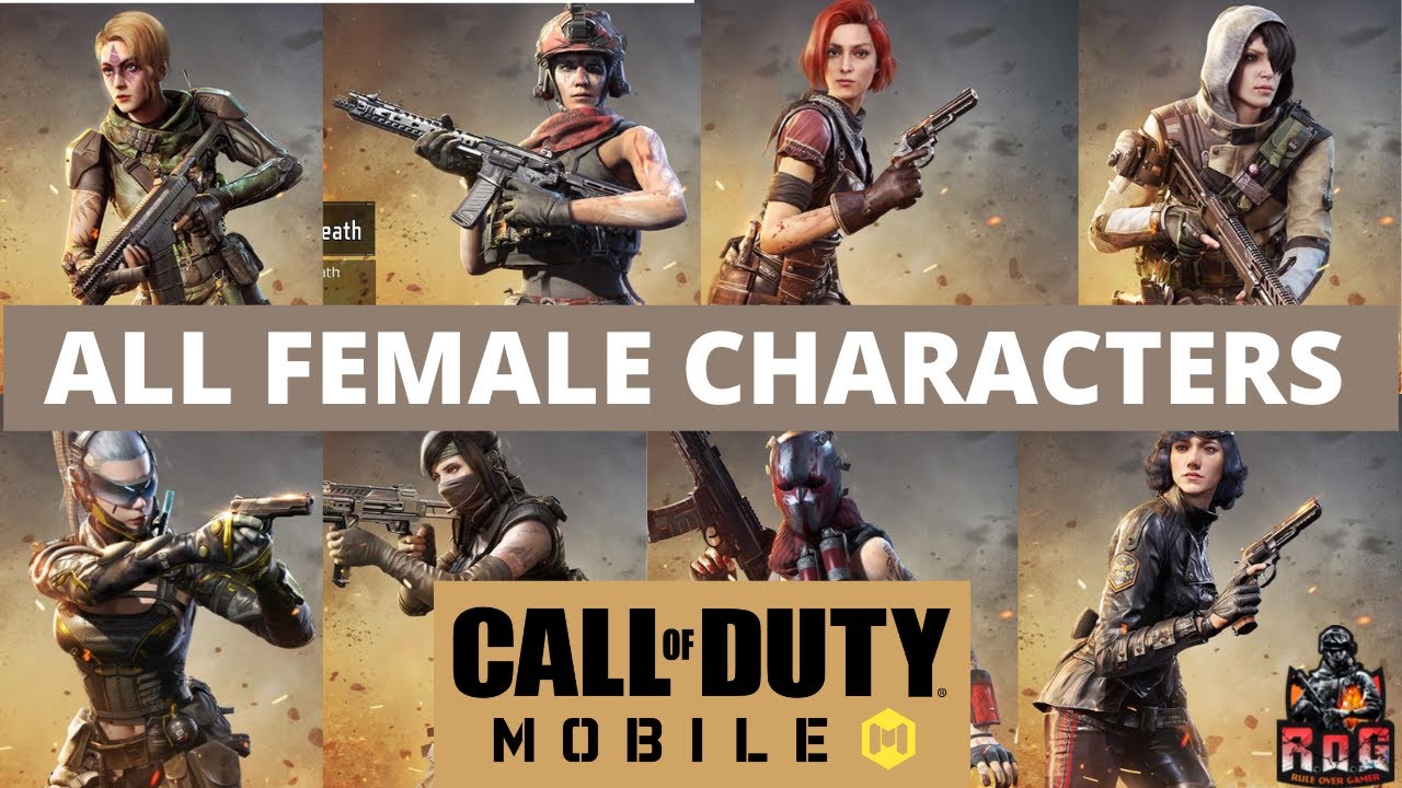 call of duty mobile girl skins | Call of duty mobile all female ...